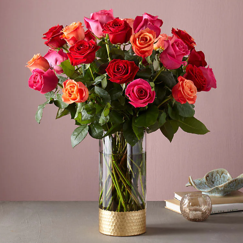 Colorful Roses – Paradise Flowers | We Deliver Love. Today. Same-Day ...